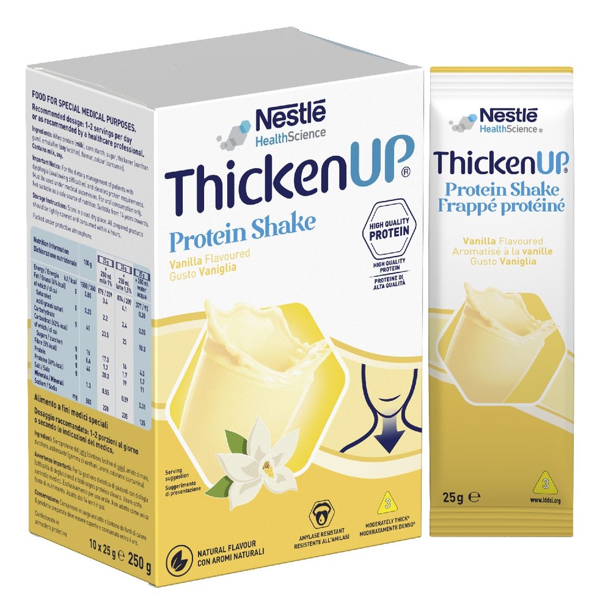 Thicken UP Protein Shake Baunilha 250g - Nestlé - validade 31/12/2025 ...